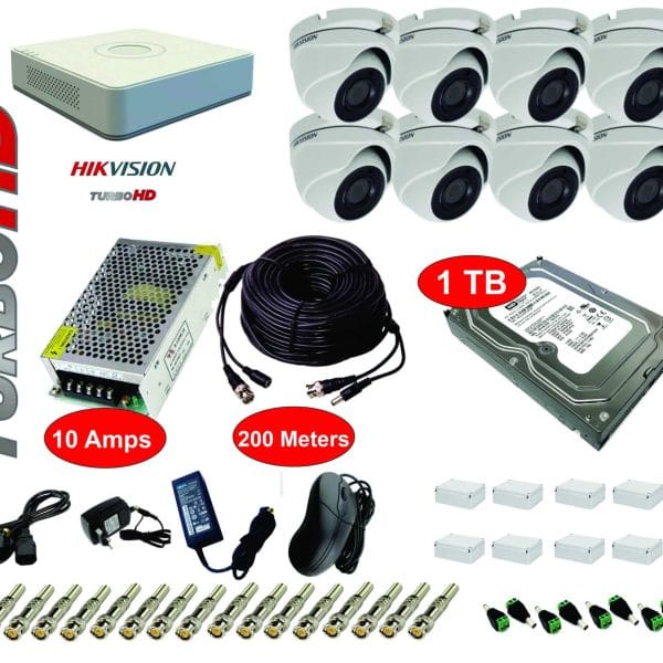One (1) CCTV Camera Complete Kit - Best CCTV Camera, Flashlight ...
