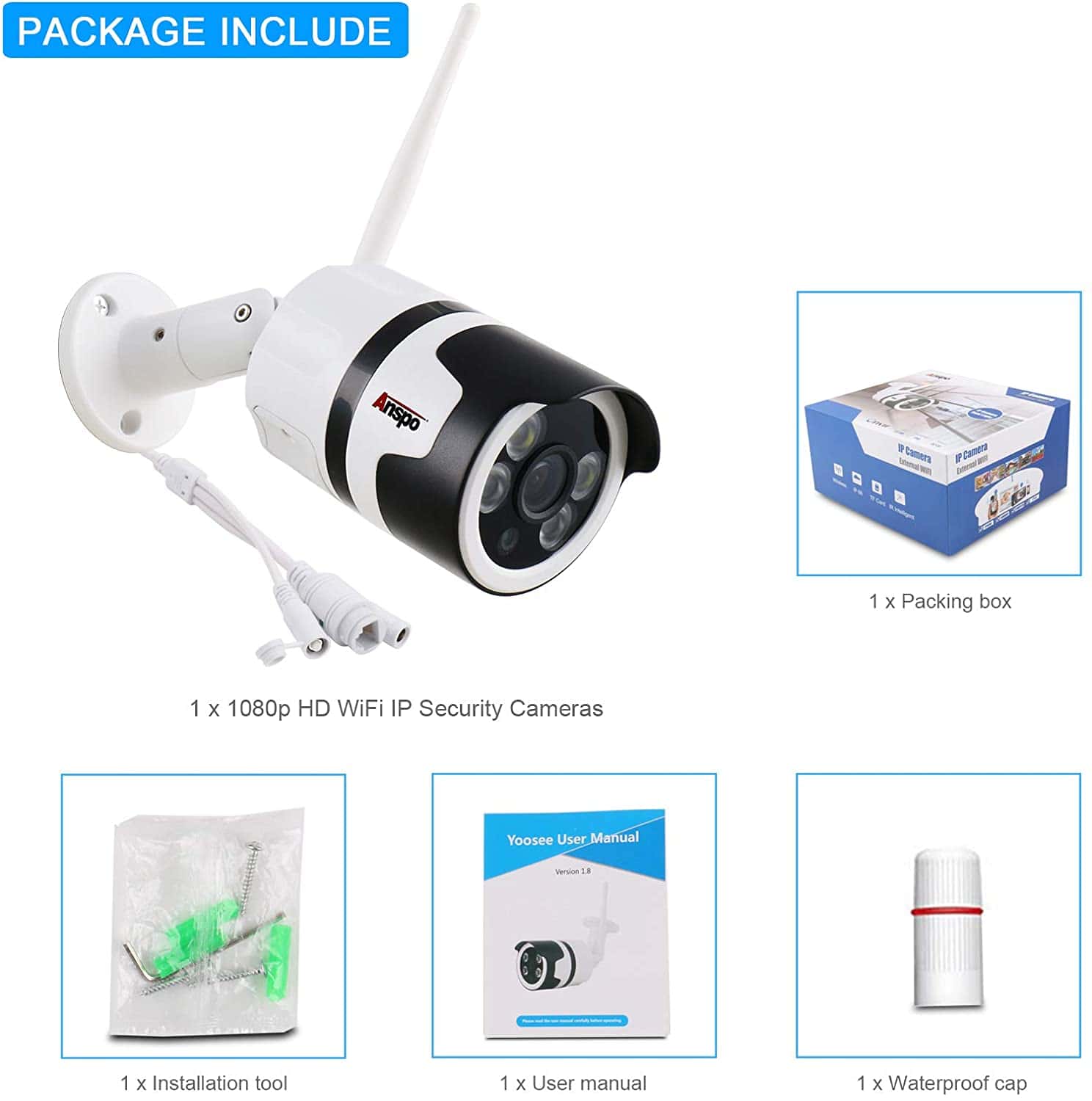 Outdoor HD WiFi Wireless CCTV Camera - Best CCTV Camera, Flashlight ...