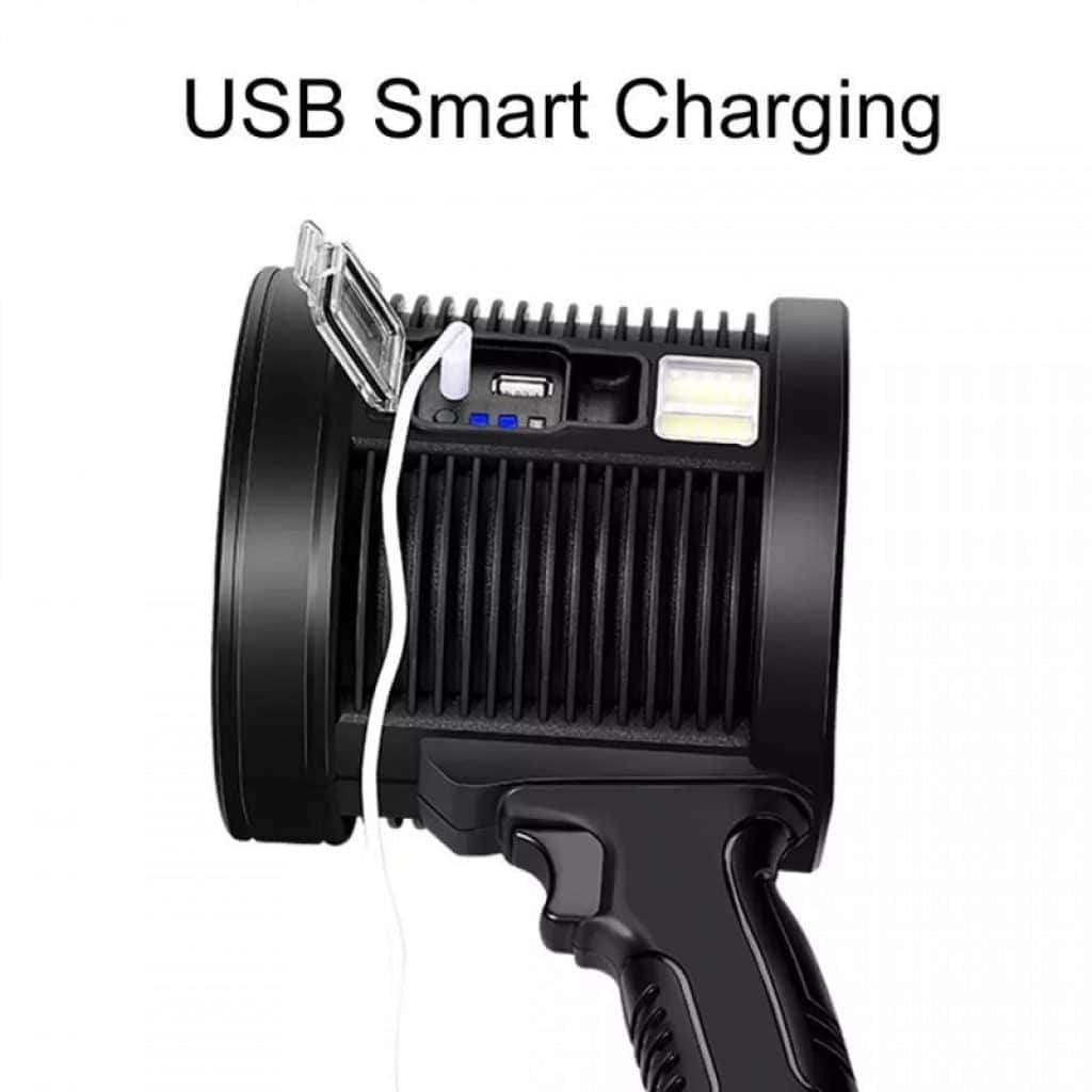 High Intensity Searchlight With Solar Charging - Best CCTV Camera ...