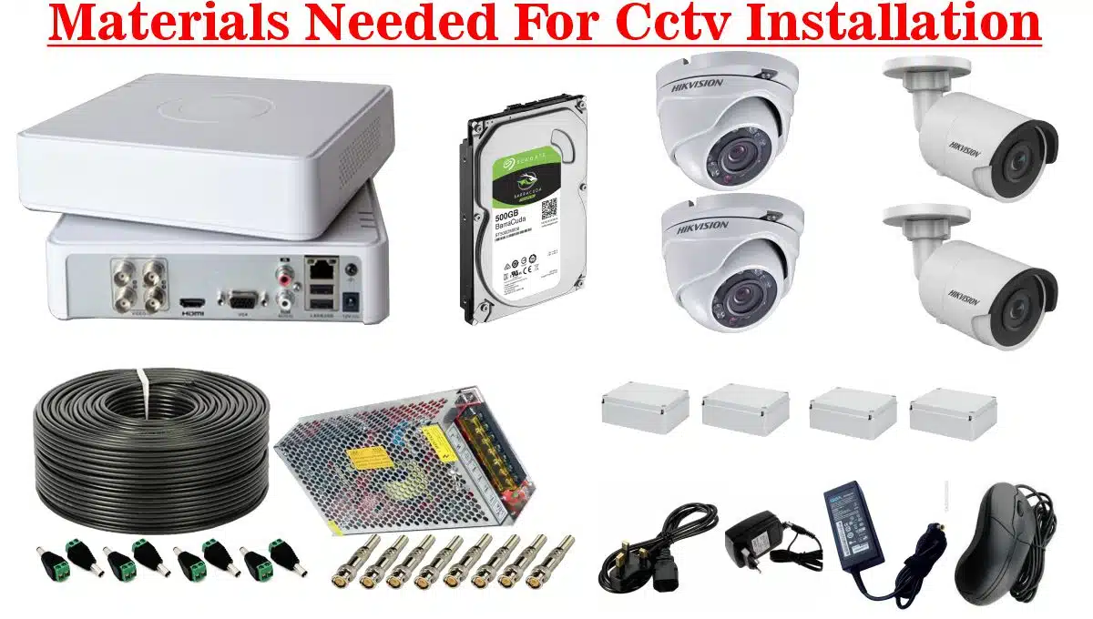 materials needed for cctv installation - Best CCTV Camera, Flashlight ...
