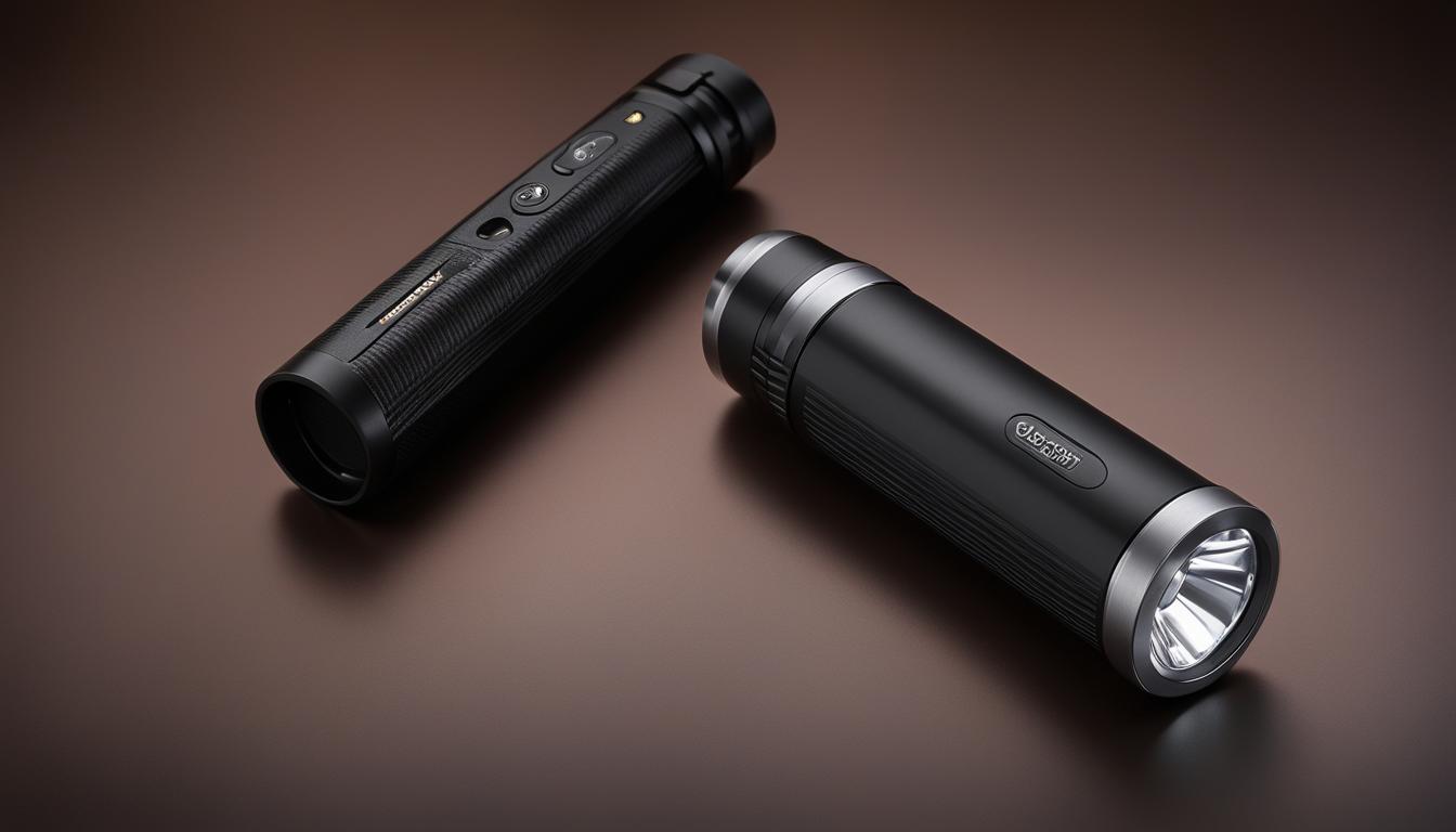 High-Quality Rechargeable LED Flashlight with Magnetic Base