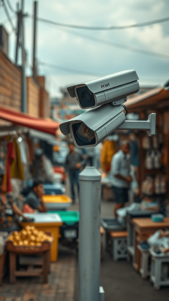 Kenya Market Security: Commercial Trading Area CCTV - Best CCTV Camera, Flashlight, Spotlight ...